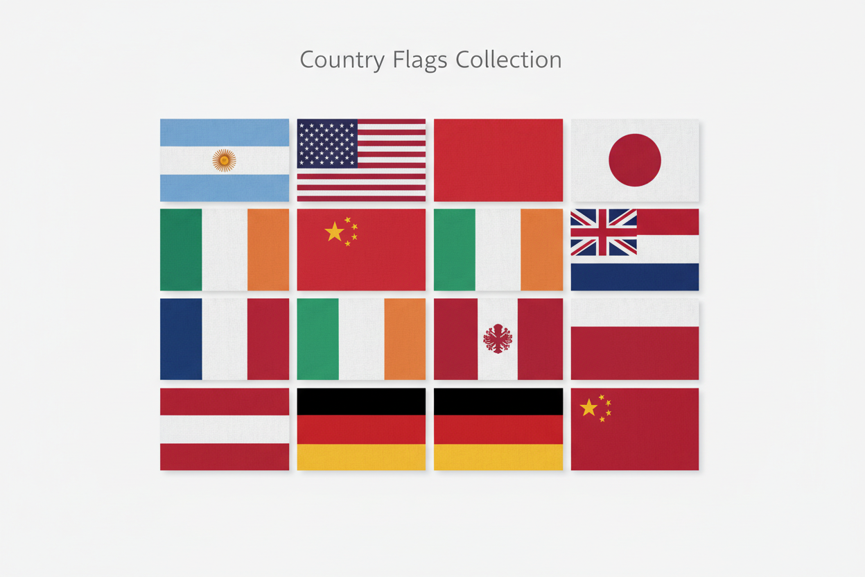 Country Flags Collection – SABAH LLC